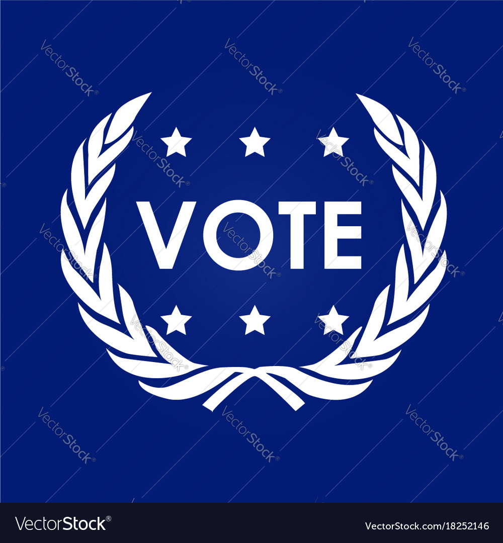 Election day background Royalty Free Vector Image