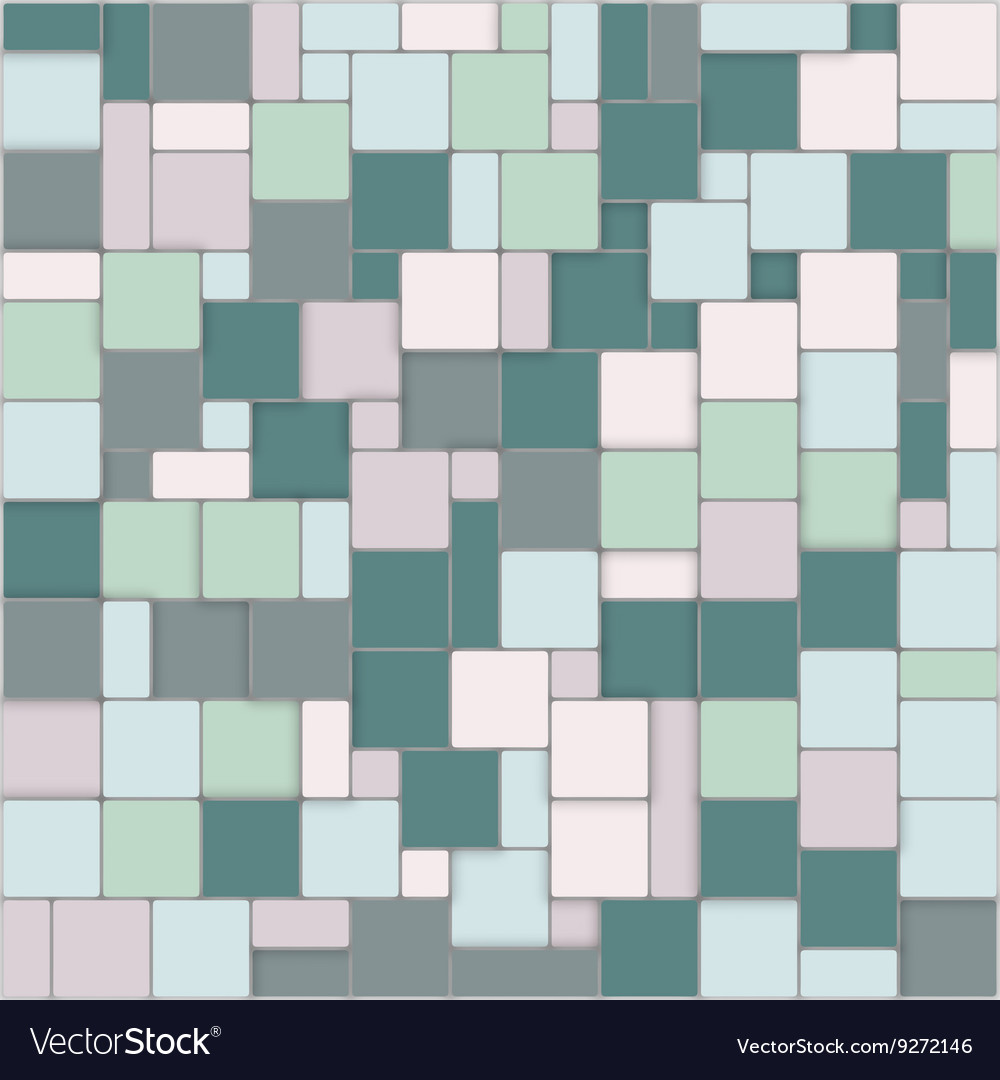 Geometric pattern with color rectangle Royalty Free Vector