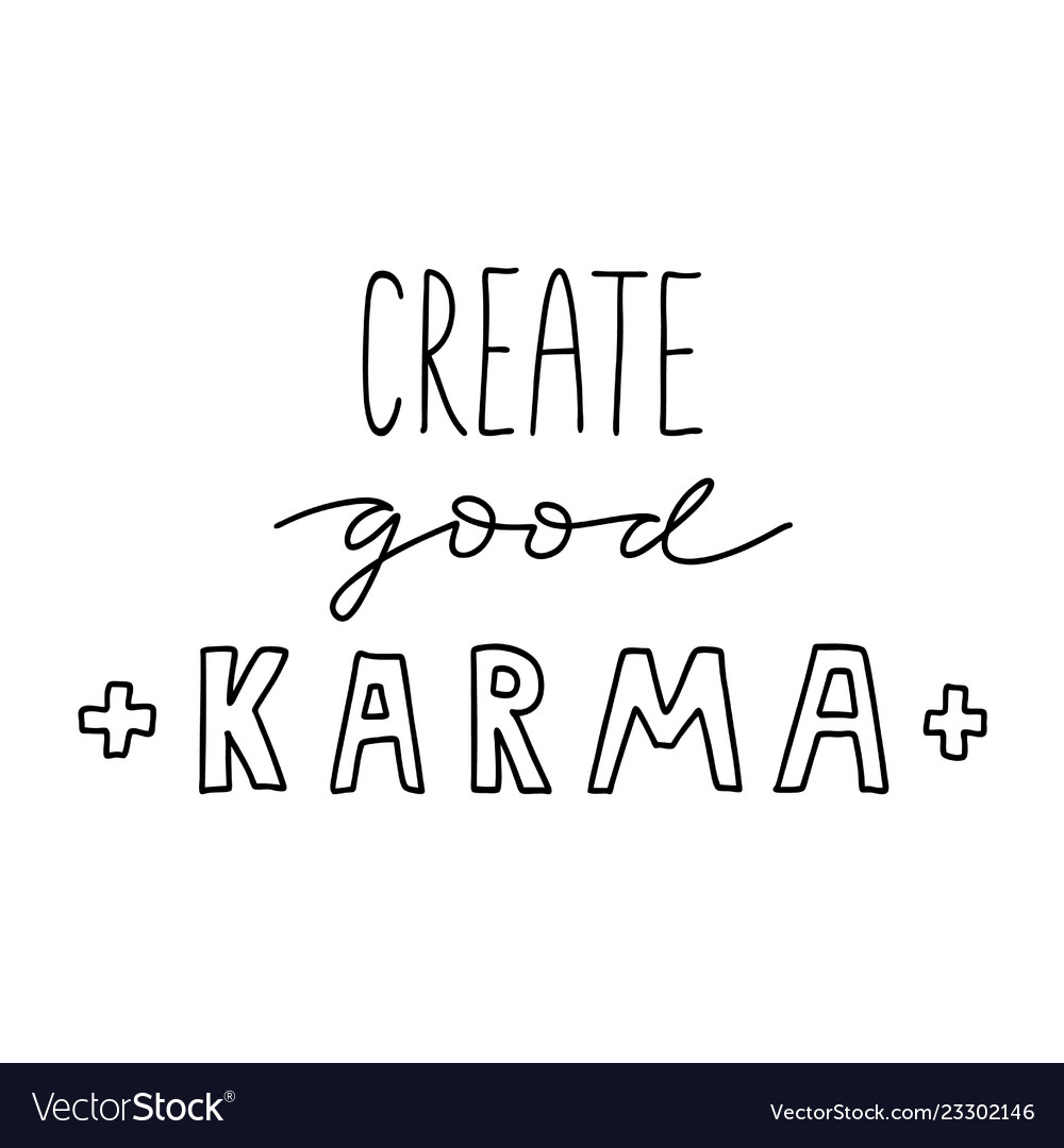 Hand drawn lettering quote isolated Royalty Free Vector