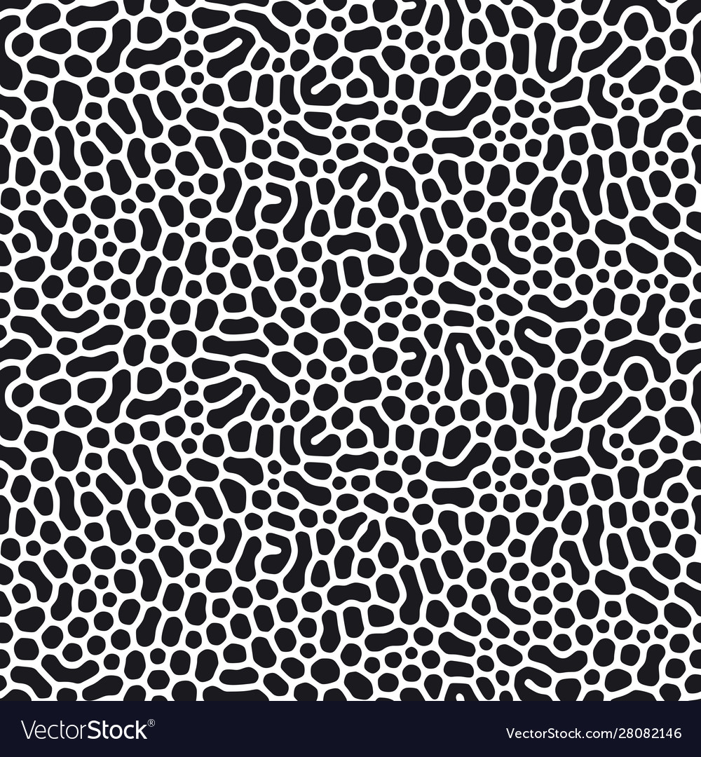 Organic seamless pattern with rounded shapes Vector Image