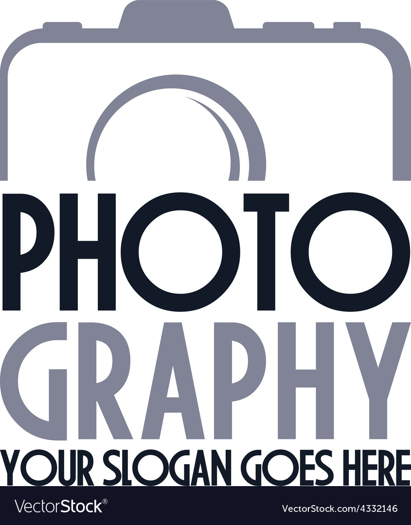 Photography theme template Royalty Free Vector Image