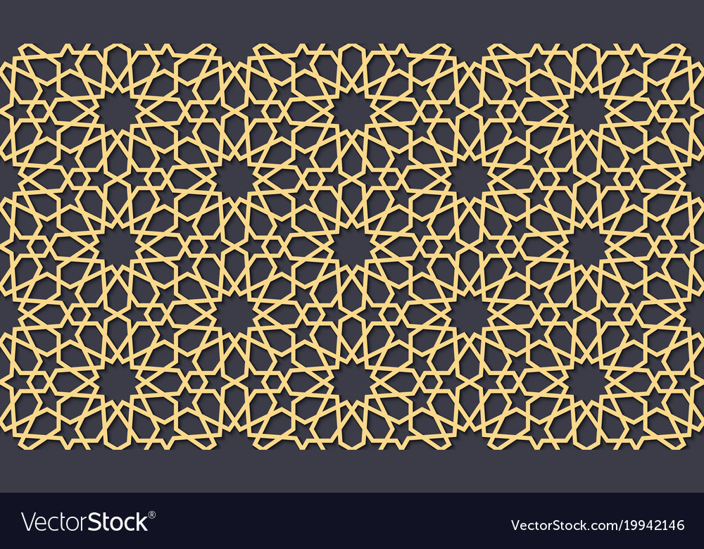 Seamless pattern in authentic arabian style Vector Image