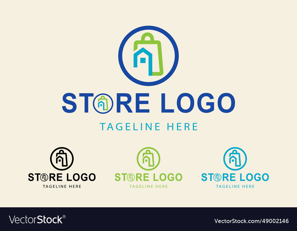 Shop logo Royalty Free Vector Image - VectorStock