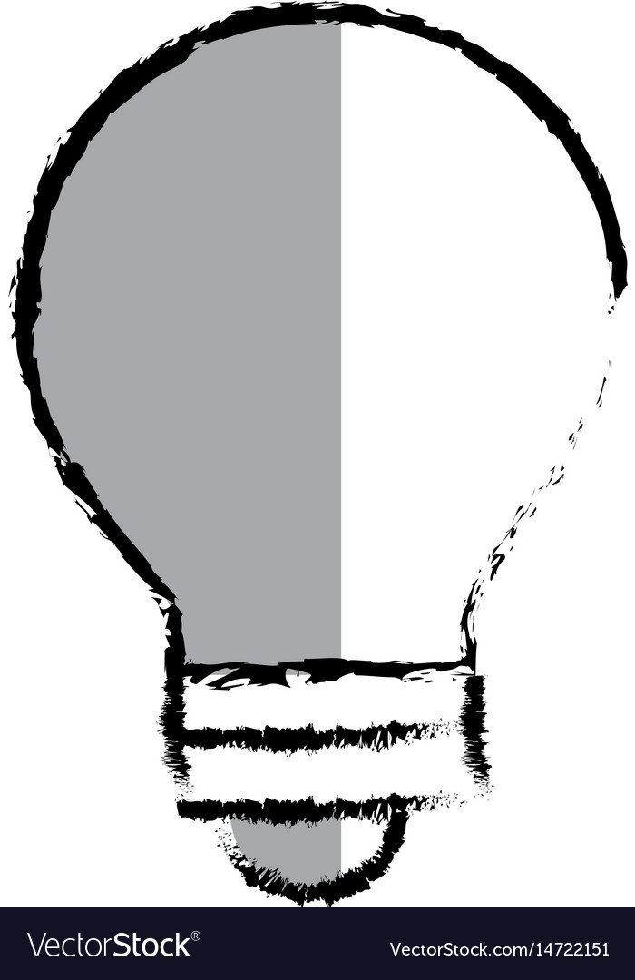 Bulb light isolated icon Royalty Free Vector Image