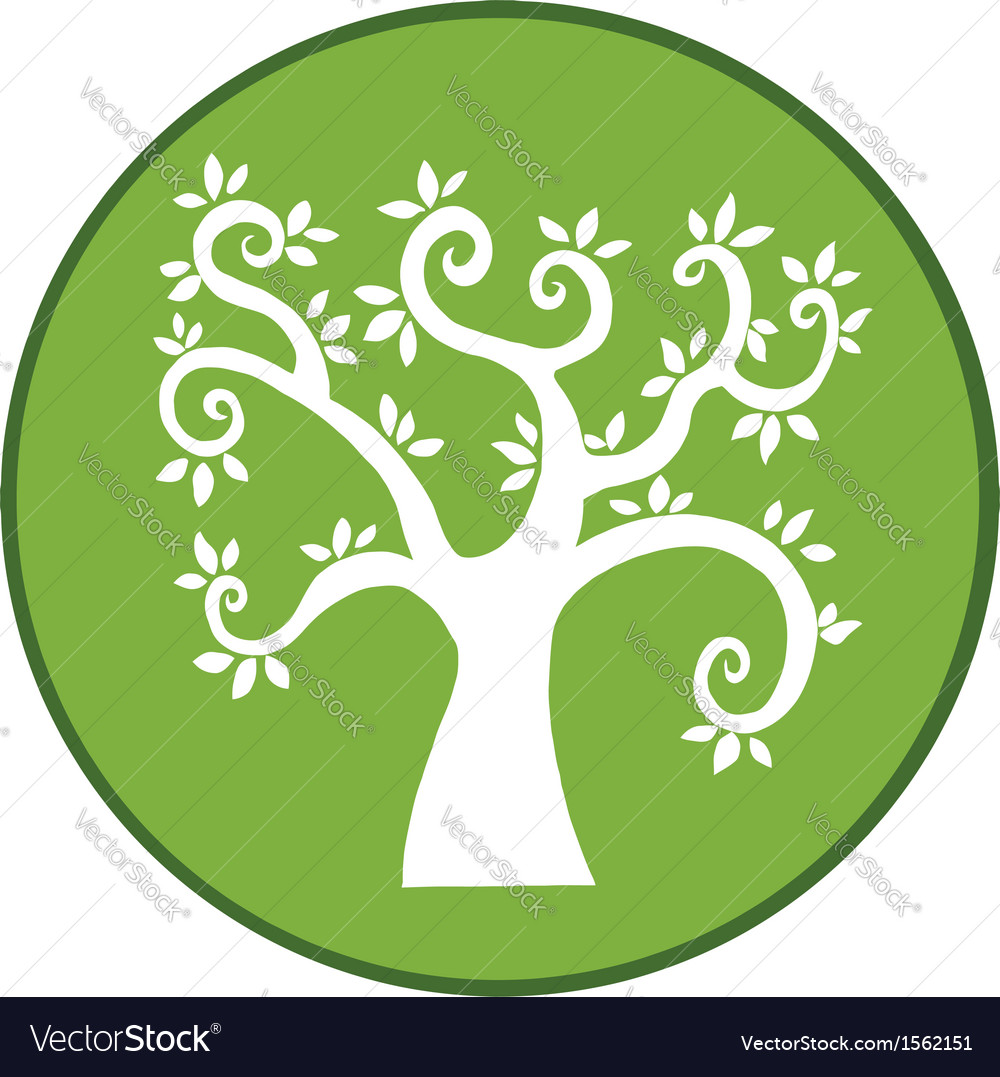Cartoon tree Royalty Free Vector Image - VectorStock