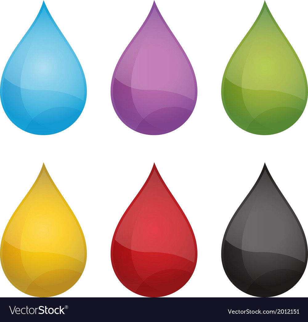 Drops Royalty Free Vector Image - VectorStock