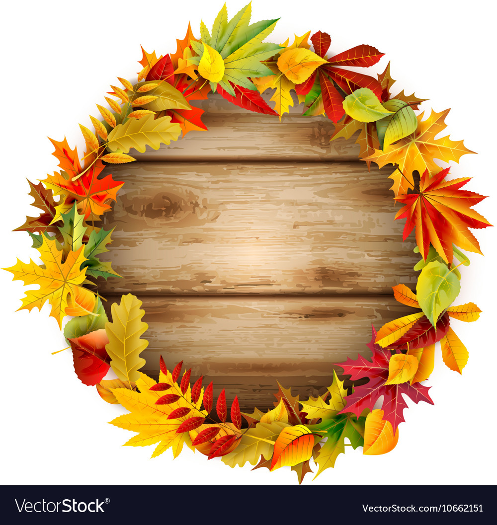 Fall background Royalty Free Vector Image - VectorStock