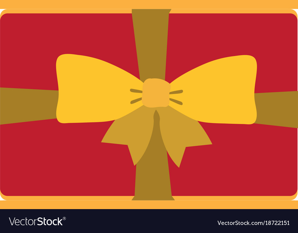 Isolated gift design Royalty Free Vector Image