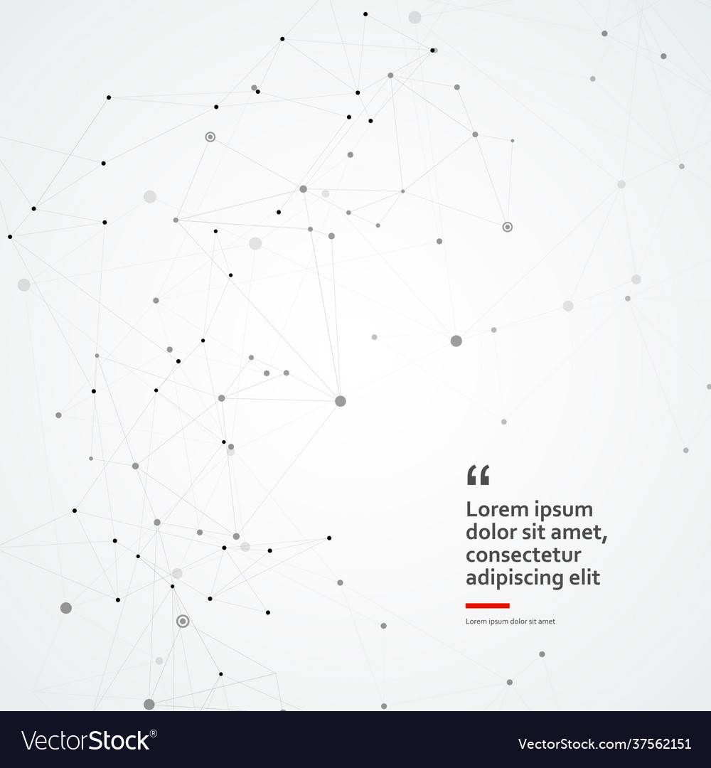 Low poly abstract science Royalty Free Vector Image