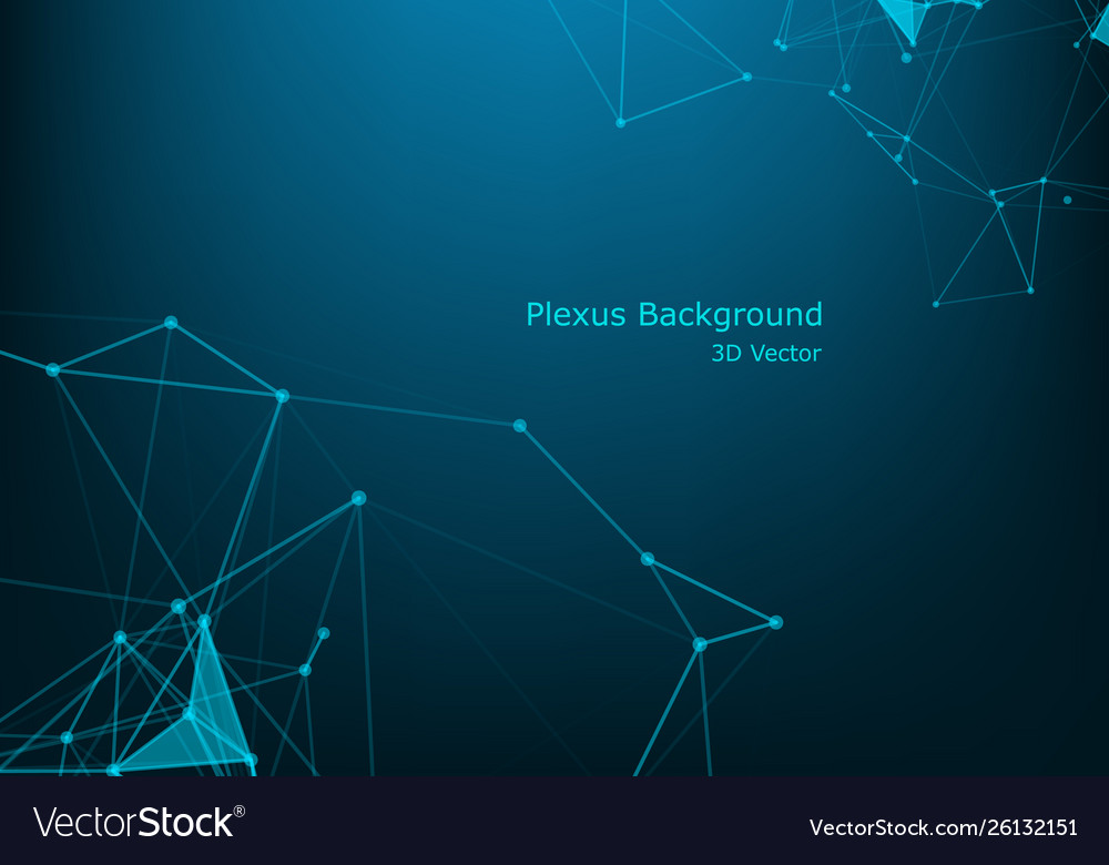 Network connection dots and lines technology Vector Image