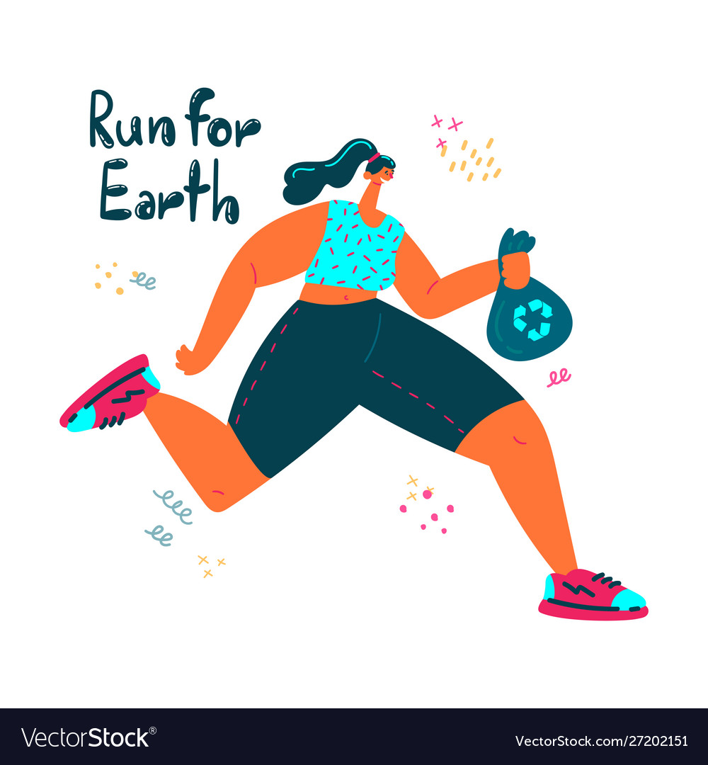 Plogging banner Royalty Free Vector Image - VectorStock