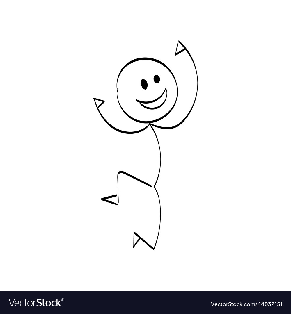 Stickman character Royalty Free Vector Image - VectorStock