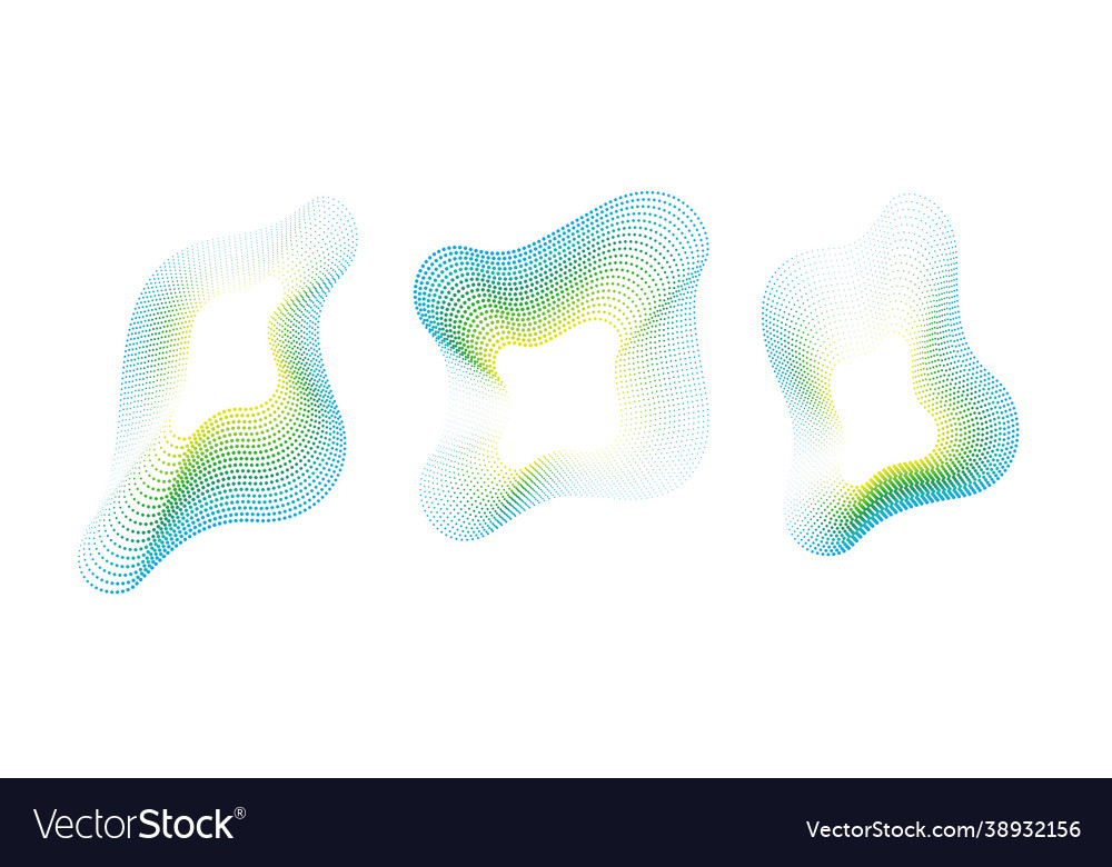 Abstract background with dynamic waves Royalty Free Vector