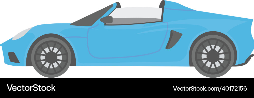 Cabriolet car Royalty Free Vector Image - VectorStock