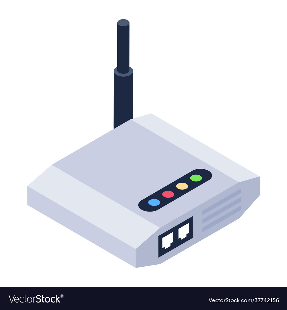 Modem Royalty Free Vector Image - VectorStock