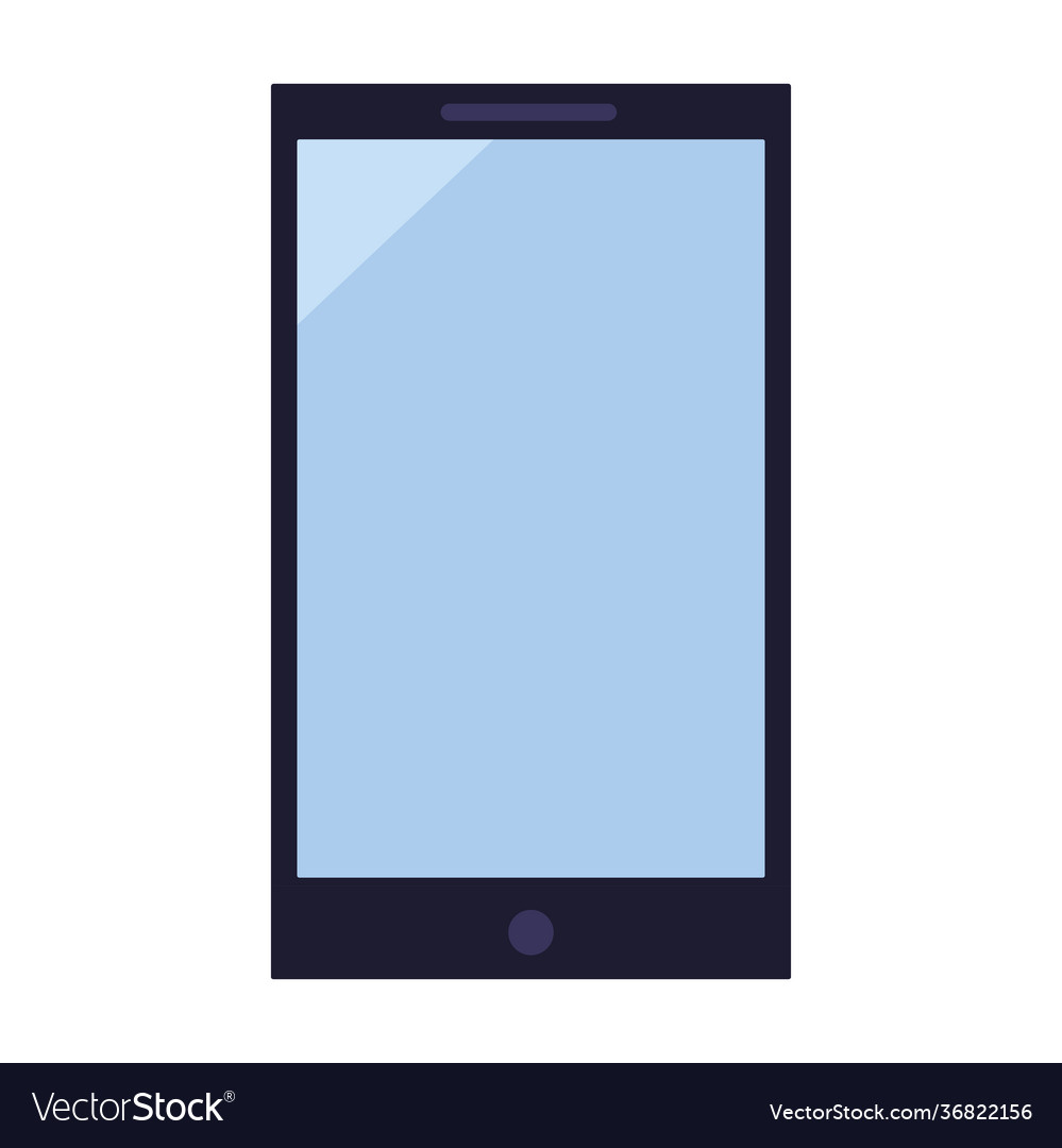 Smartphone device screen Royalty Free Vector Image