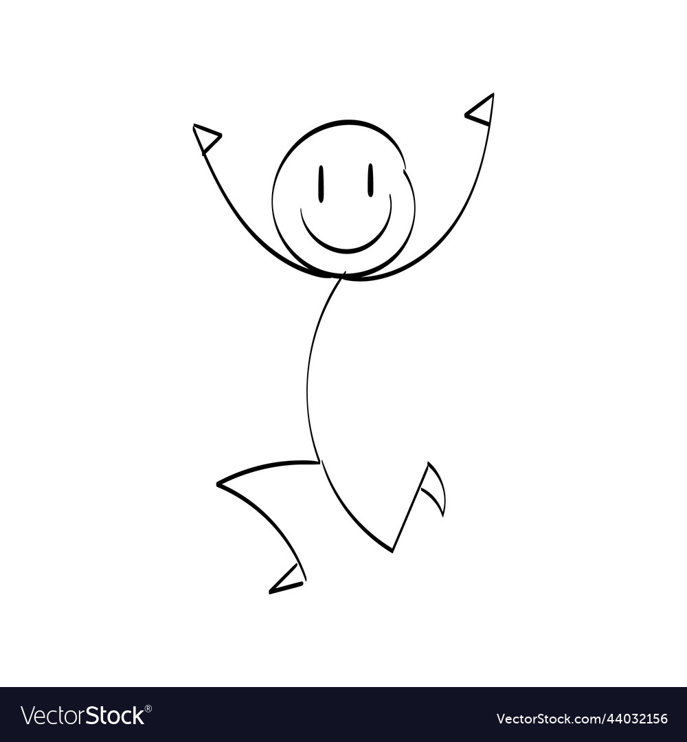 Stickman character Royalty Free Vector Image - VectorStock