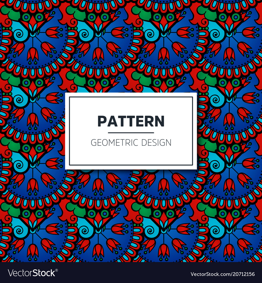 Turkish seamless pattern Royalty Free Vector Image