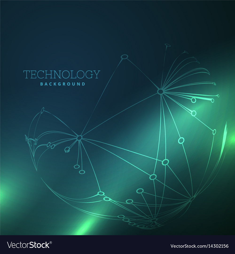 Wire mesh technology background Royalty Free Vector Image