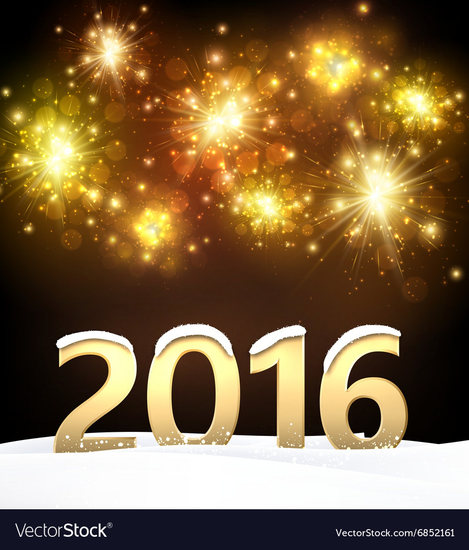 2016 new year background Royalty Free Vector Image