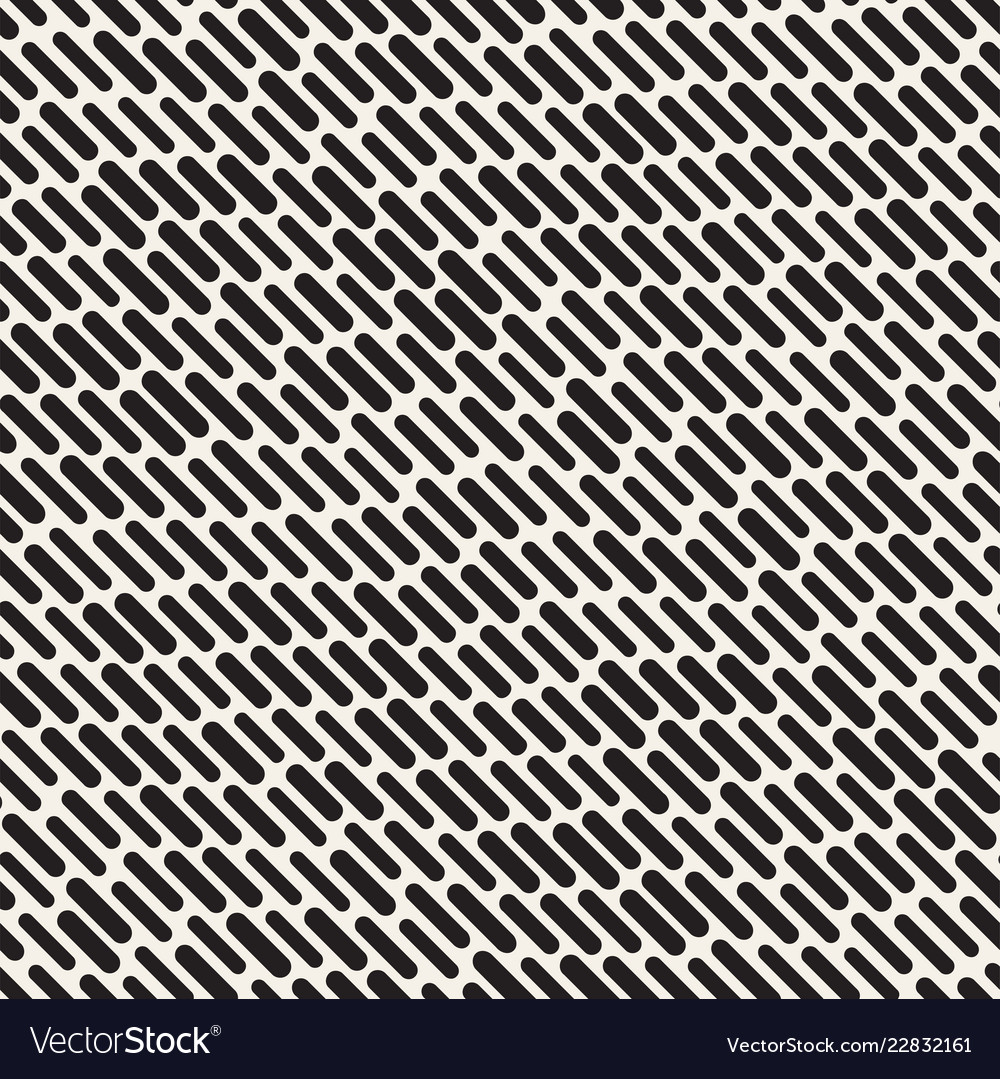 Black and white irregular rounded dashed lines Vector Image