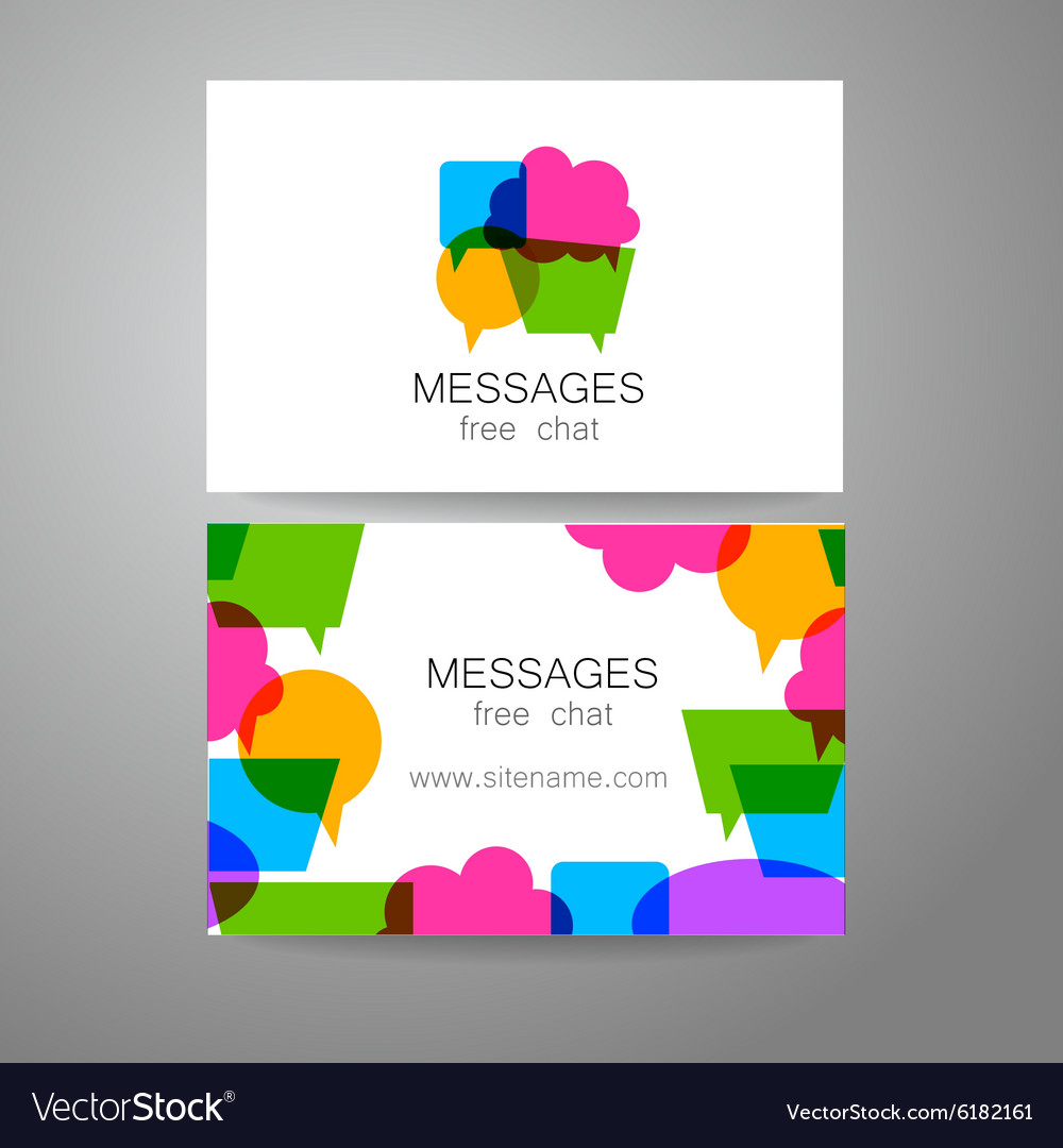 Messages logo Royalty Free Vector Image - VectorStock