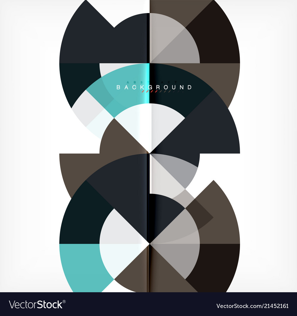 Modern circle abstract background Royalty Free Vector Image