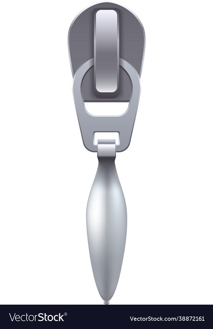Zipper slider Royalty Free Vector Image - VectorStock