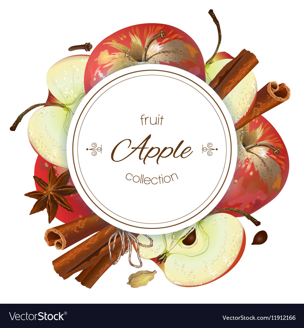 Apple banner Royalty Free Vector Image - VectorStock