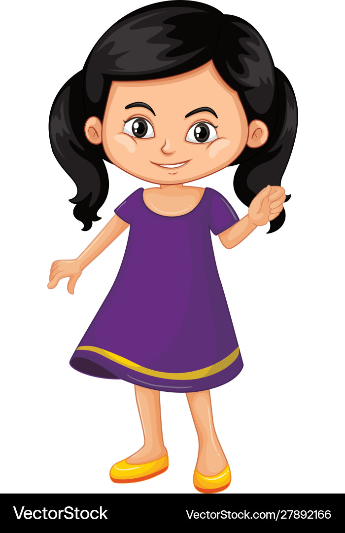 Cute happy smiling child isolated on white Vector Image