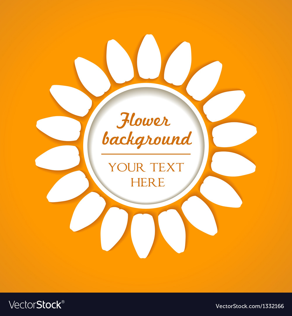 Flower blend background Royalty Free Vector Image