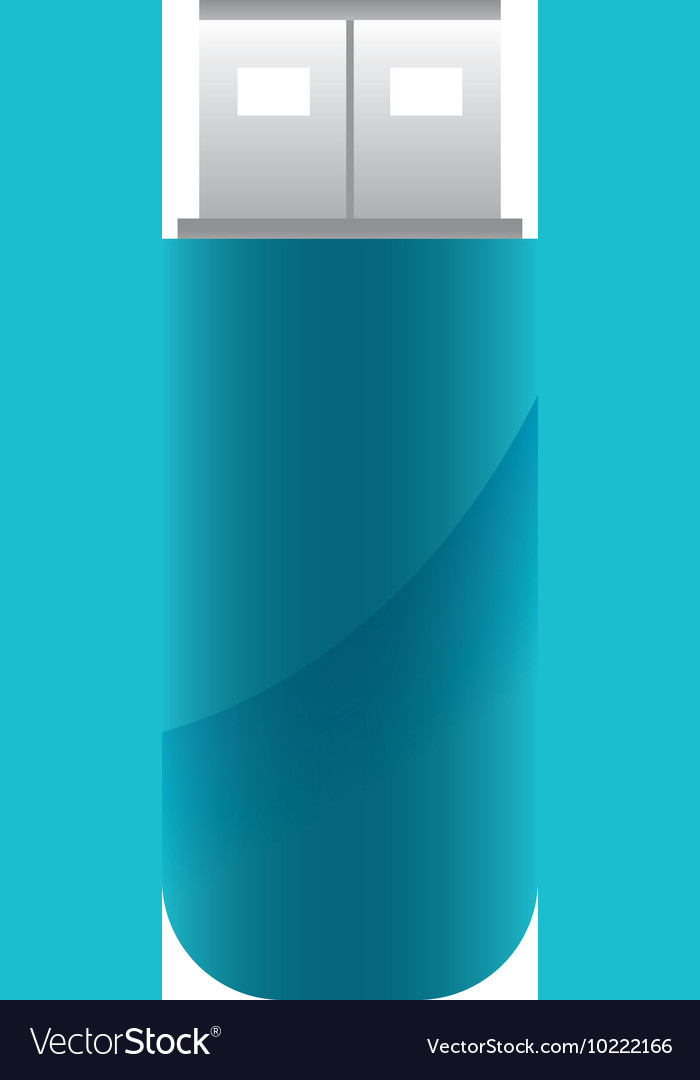 Memory usb technology gadget icon Royalty Free Vector Image