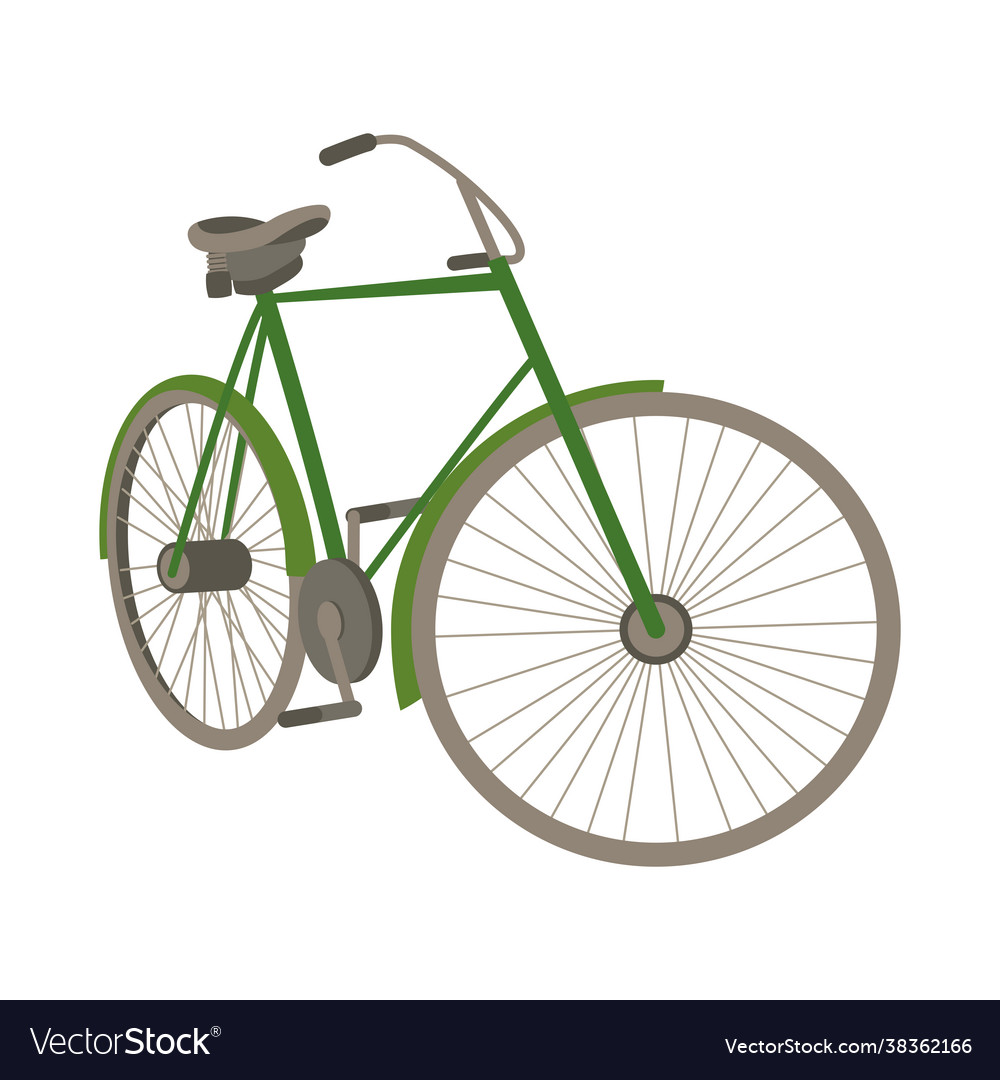 Old bicycle style Royalty Free Vector Image - VectorStock