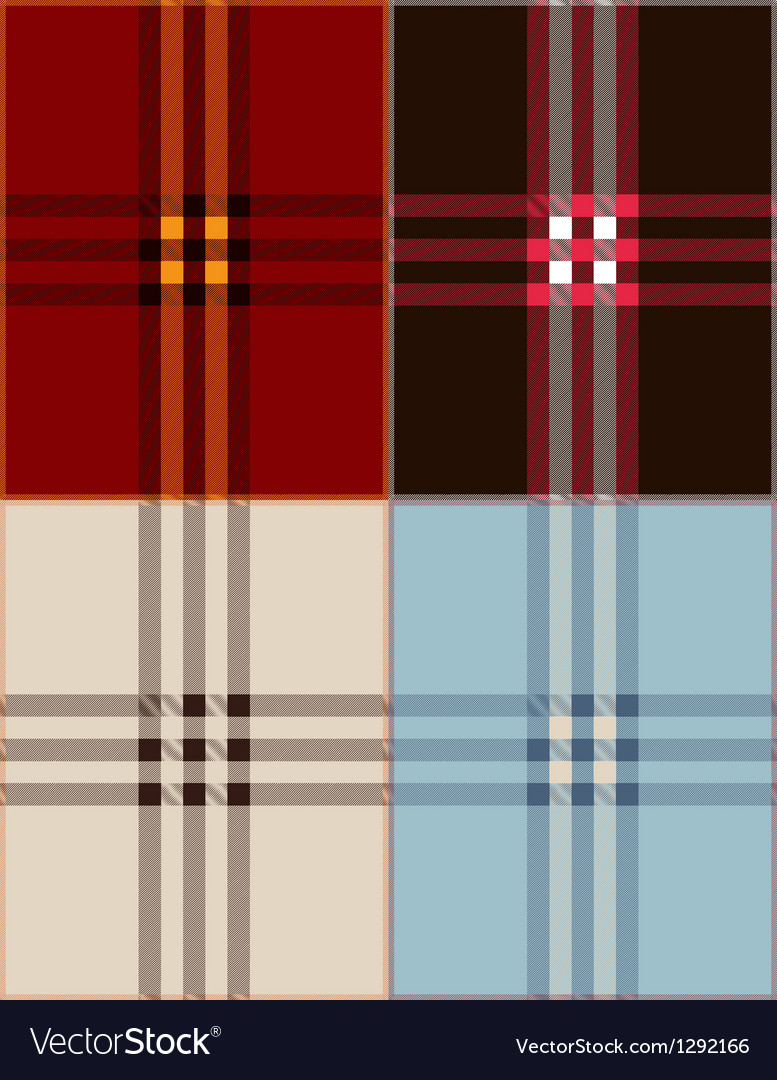 Plaid texture background Royalty Free Vector Image