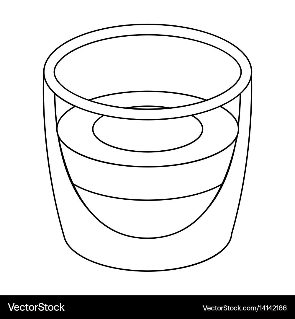 Ristretto glassdifferent types of coffee single Vector Image