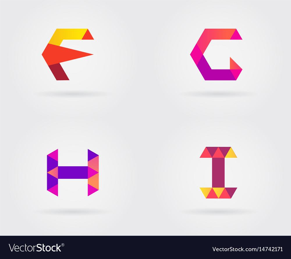 102 logo abc tri Royalty Free Vector Image - VectorStock