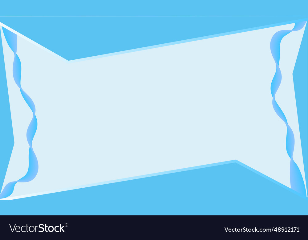 Blue blend background with frame Royalty Free Vector Image