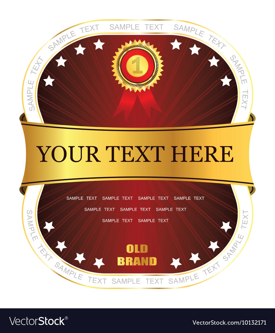 Label Royalty Free Vector Image - VectorStock