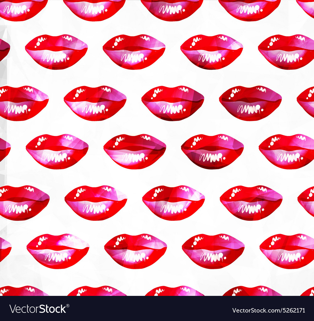 Modern lips background Royalty Free Vector Image