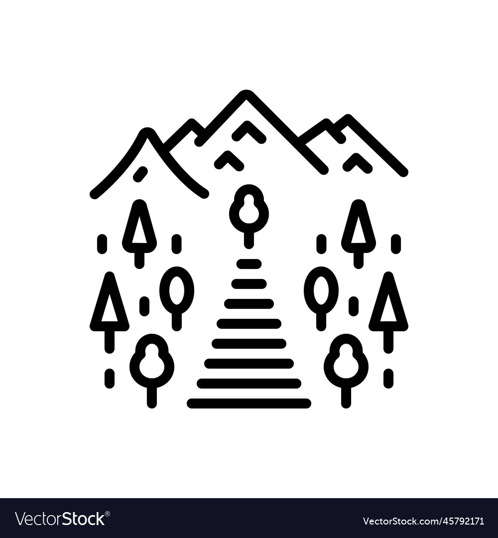 Trail Royalty Free Vector Image - VectorStock