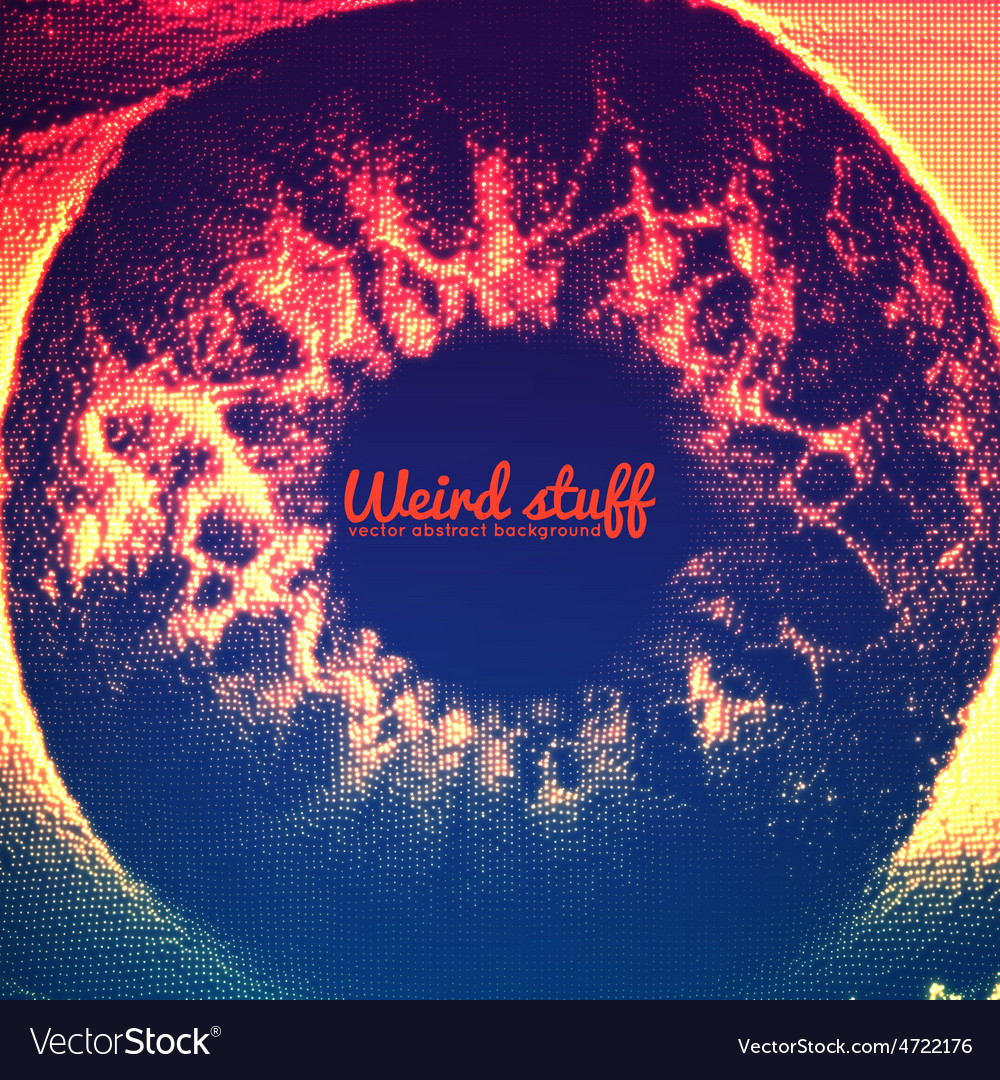 Abstract point mesh background Royalty Free Vector Image