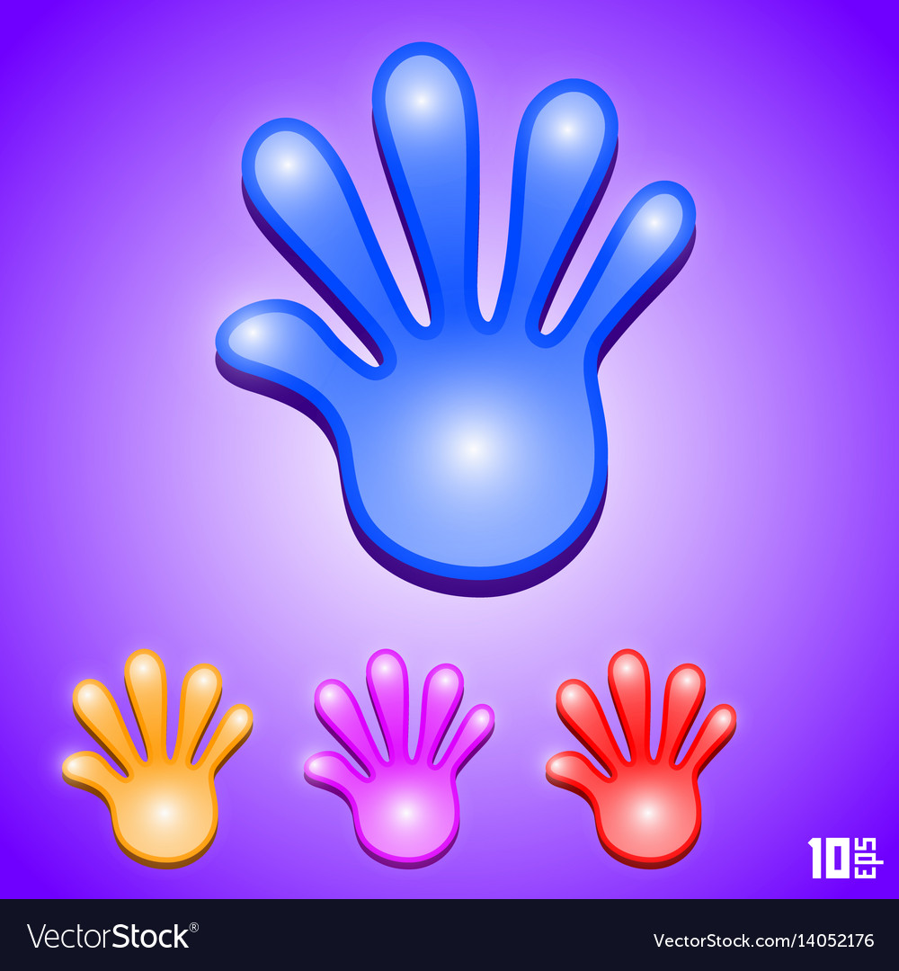 Cartoon hand Royalty Free Vector Image - VectorStock