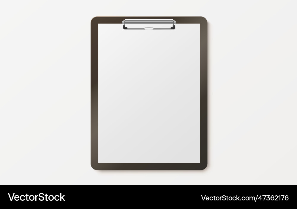 Clipboard communication white sheet of paper Vector Image