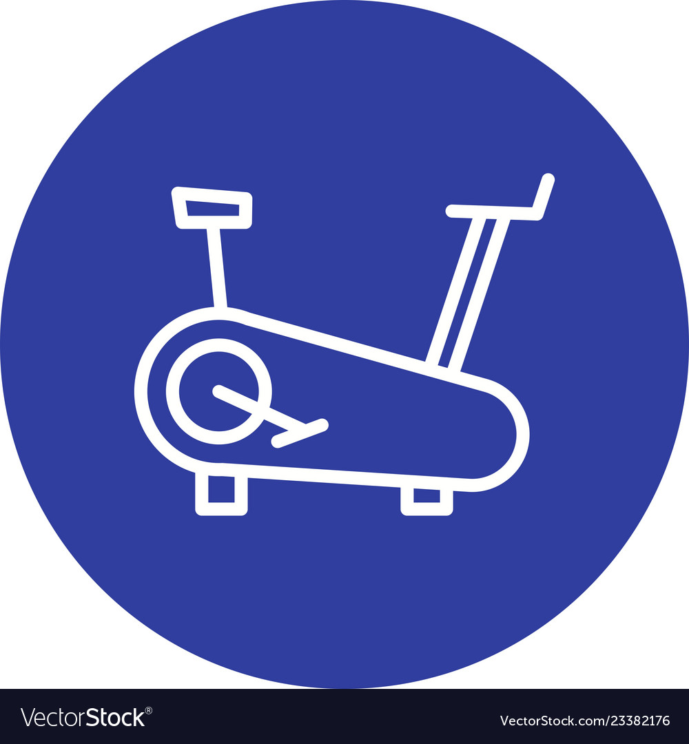 Cycling machine icon Royalty Free Vector Image