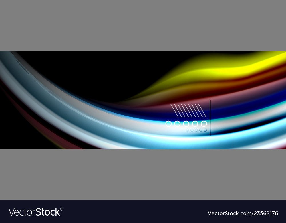 Fluid liquid wave pattern Royalty Free Vector Image