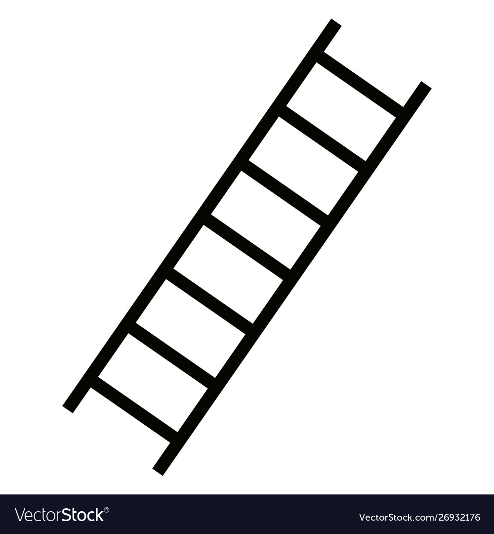 Isolated ladder design Royalty Free Vector Image