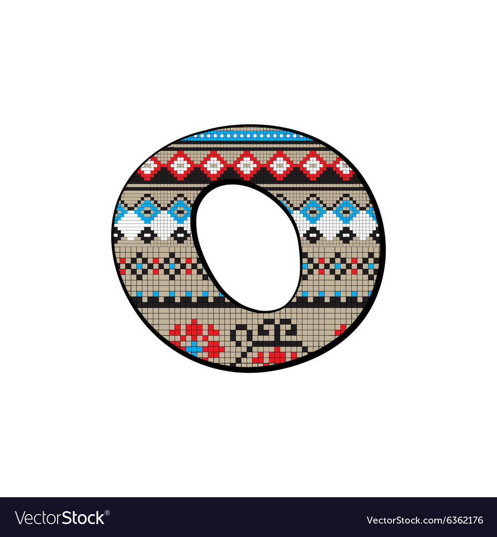 O letter small Royalty Free Vector Image - VectorStock