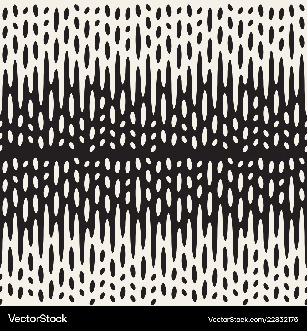 Seamless pattern with geometric spots monochrome Vector Image