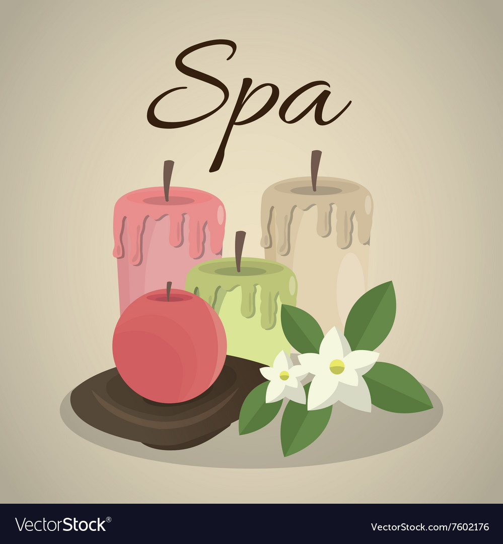 Spa center design Royalty Free Vector Image - VectorStock