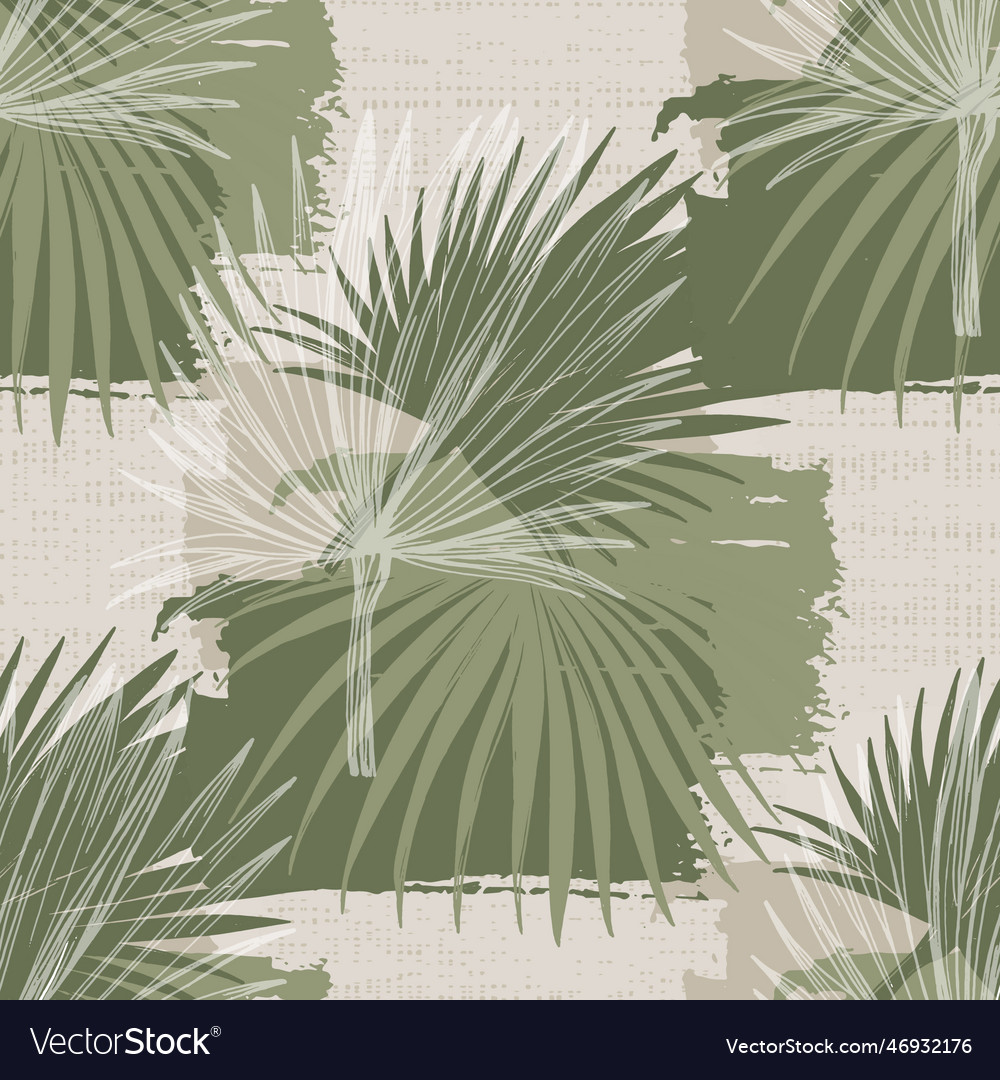 Tropical seamless pattern Royalty Free Vector Image